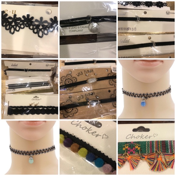 assorted | Jewelry | Every Choker Shown In Pictures Will Be | Poshmark